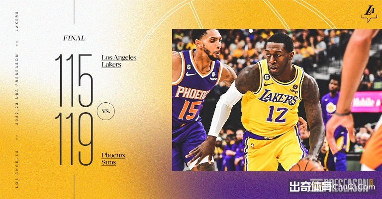 NBA季前赛-保罗13+10 詹姆斯半场23分 太阳逆转湖人 - 出奇体育